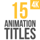 15 Title Animations, After Effects Project Files | VideoHive