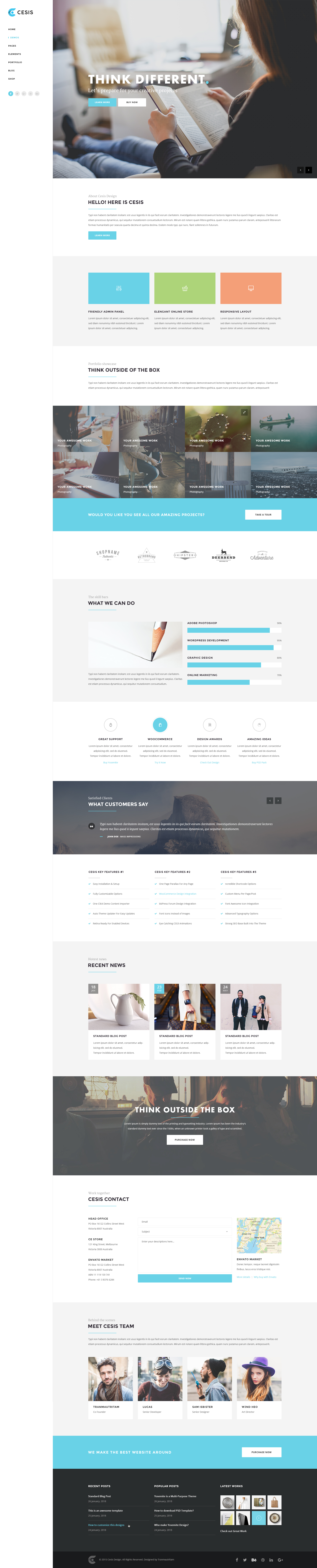Cesis | Ultimate Multi-Purpose PSD Template by tranmautritam | ThemeForest