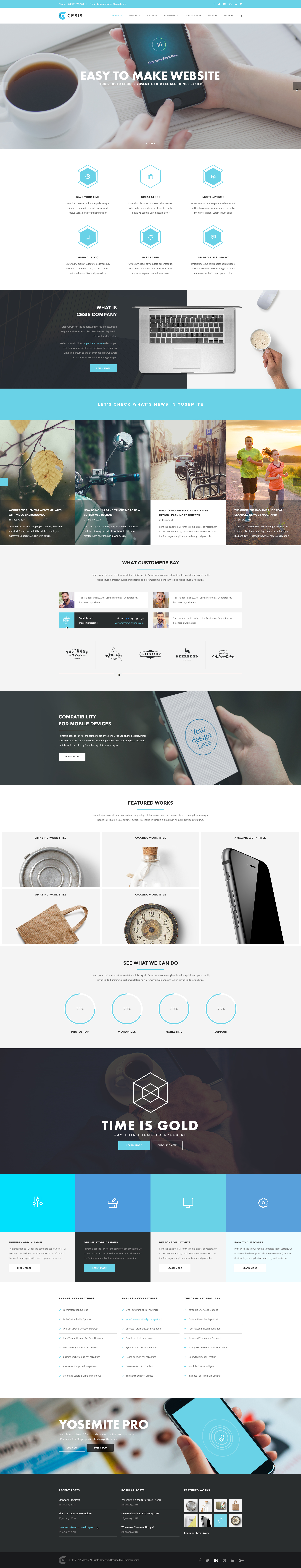 Cesis | Ultimate Multi-Purpose PSD Template by tranmautritam | ThemeForest
