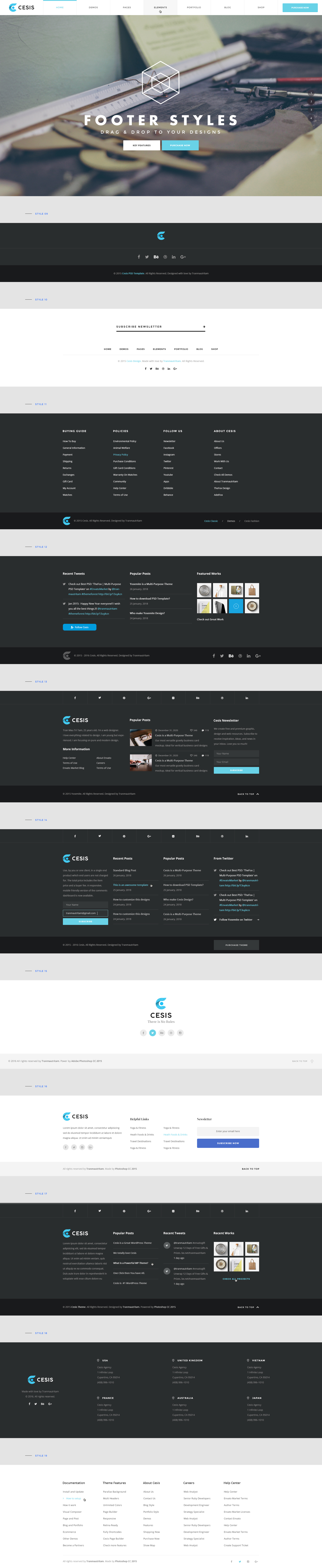 Cesis | Ultimate Multi-Purpose PSD Template by tranmautritam | ThemeForest