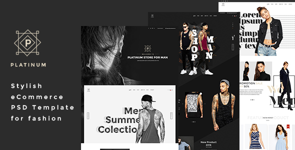Platinum - Stylish ecommerce PSD Template for Fashion by 1protheme
