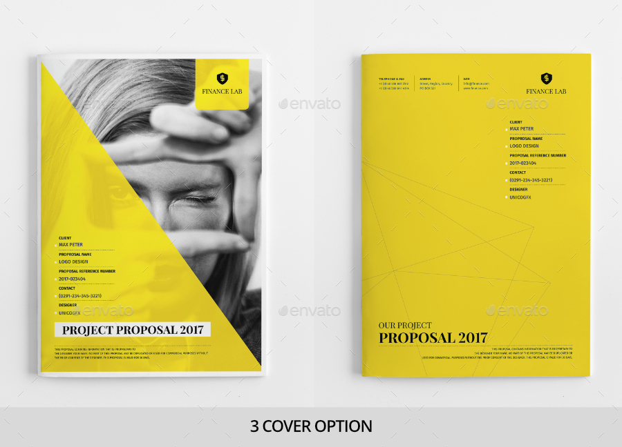 37 Page Full Proposal Package A4 / US Letter, Print Templates ...