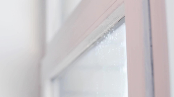 Sponge Mop Cleaning Window At Home 23, Stock Footage | VideoHive