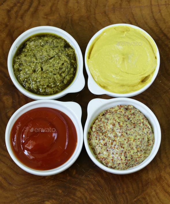 Different Types Of Sauces Stock Photo by Dream79 | PhotoDune