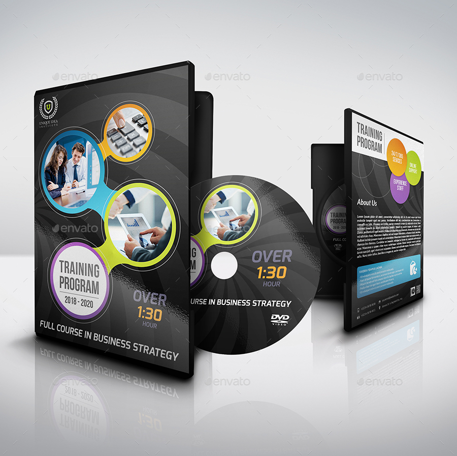 Corporate DVD Cover and Label Template Vol.2, Print Templates ...