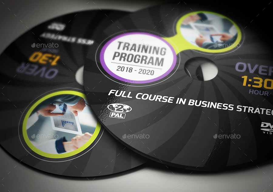 Corporate DVD Cover and Label Template Vol.2, Print Templates ...