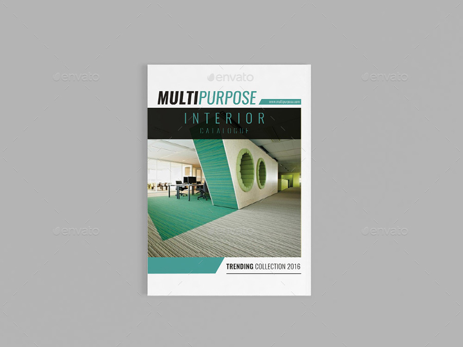 A4 Interior Catalog Multipurpose, Print Templates | GraphicRiver