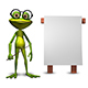 Frog with a pointer, Graphics | GraphicRiver