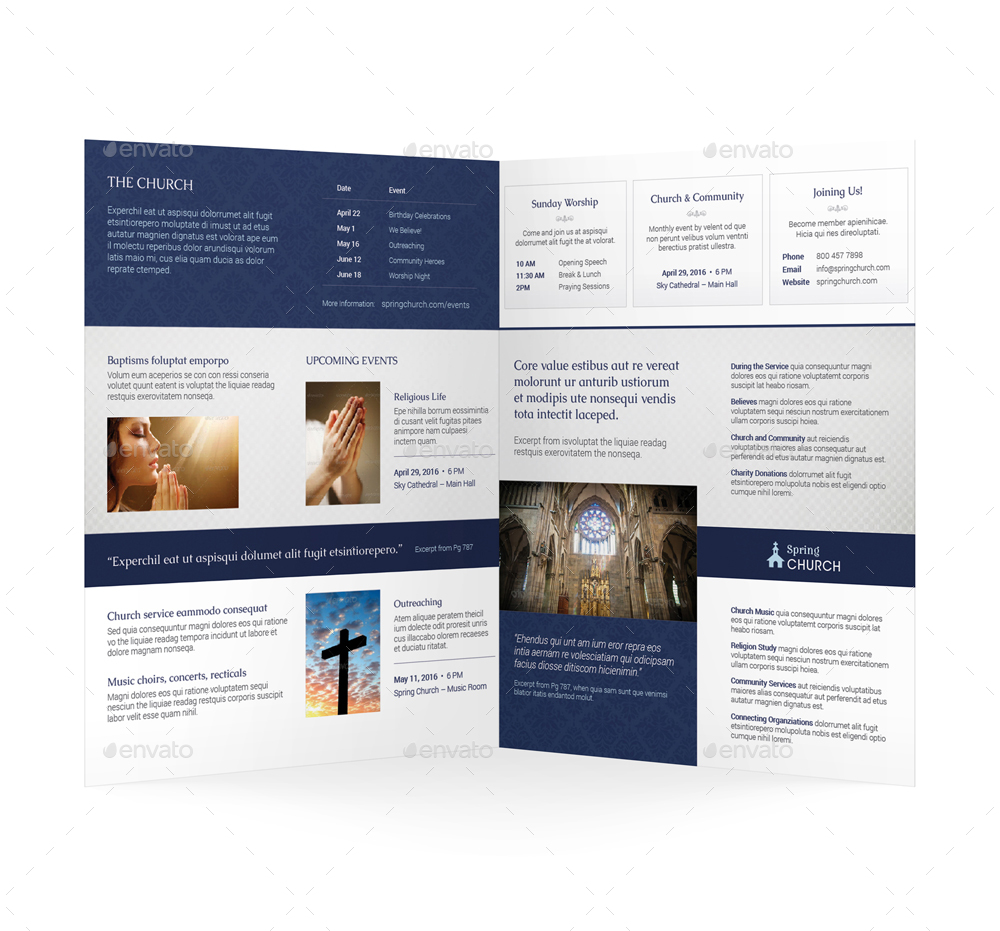 Church Print Bundle 3, Print Templates | GraphicRiver