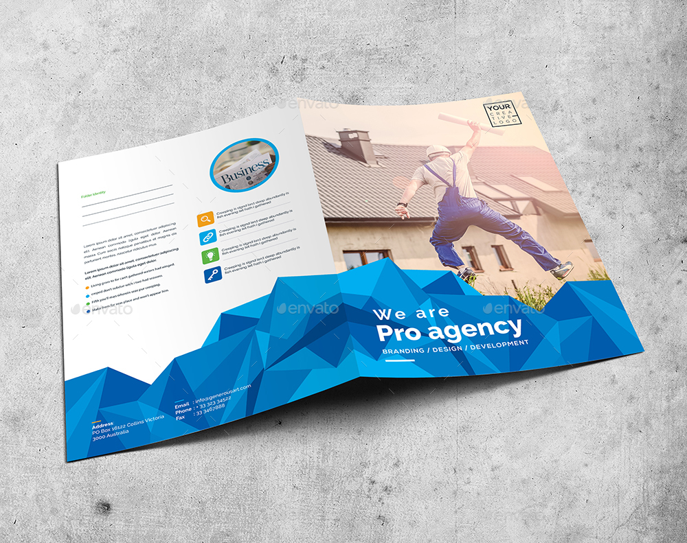 Modern Presentation Folder, Print Templates | GraphicRiver