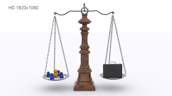 Scale - Balance Between Social Life and Work, Motion Graphics | VideoHive