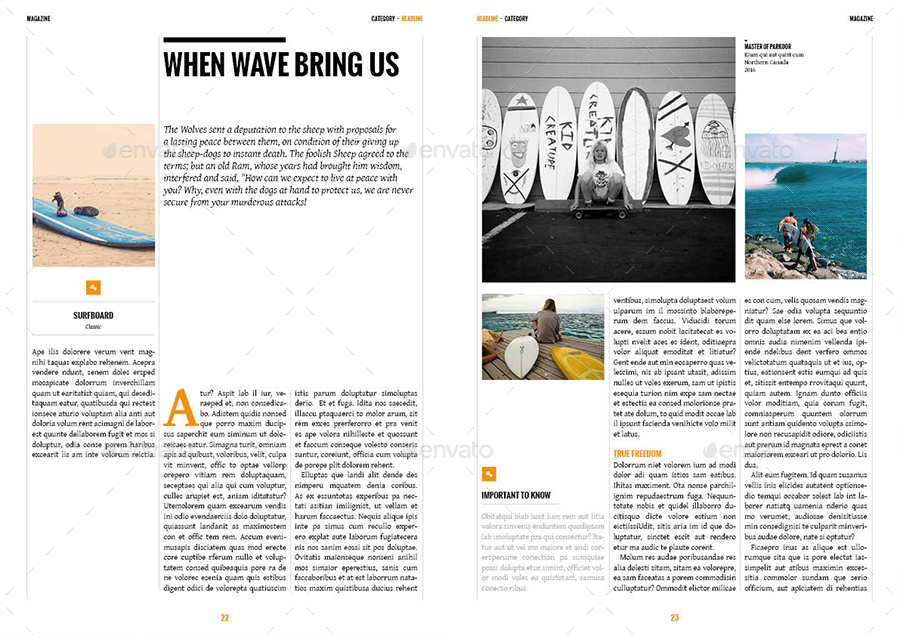 Line Magazine, Print Templates | GraphicRiver