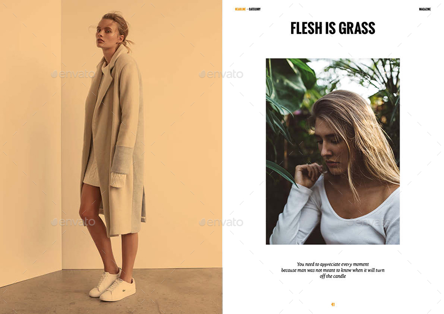 Line Magazine, Print Templates | GraphicRiver