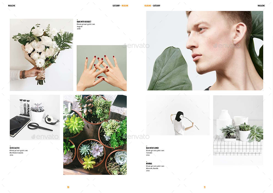 Line Magazine, Print Templates | GraphicRiver