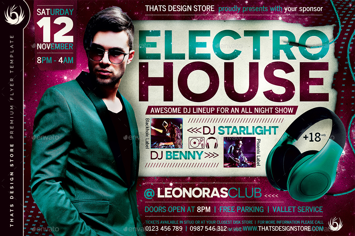 Special Dj Flyer Template V3, Print Templates | GraphicRiver