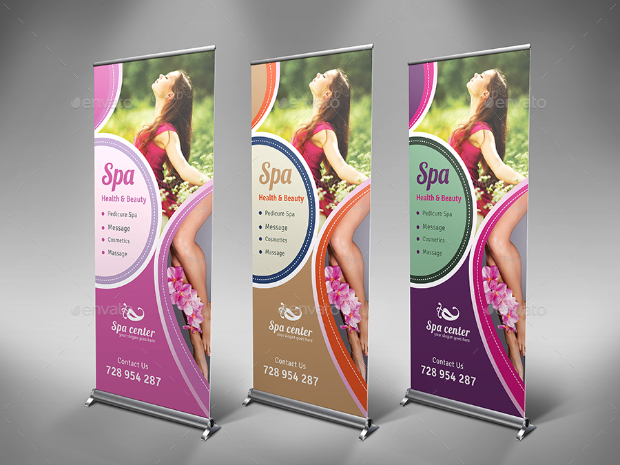 Wellness Spa Print Bundle, Print Templates | GraphicRiver