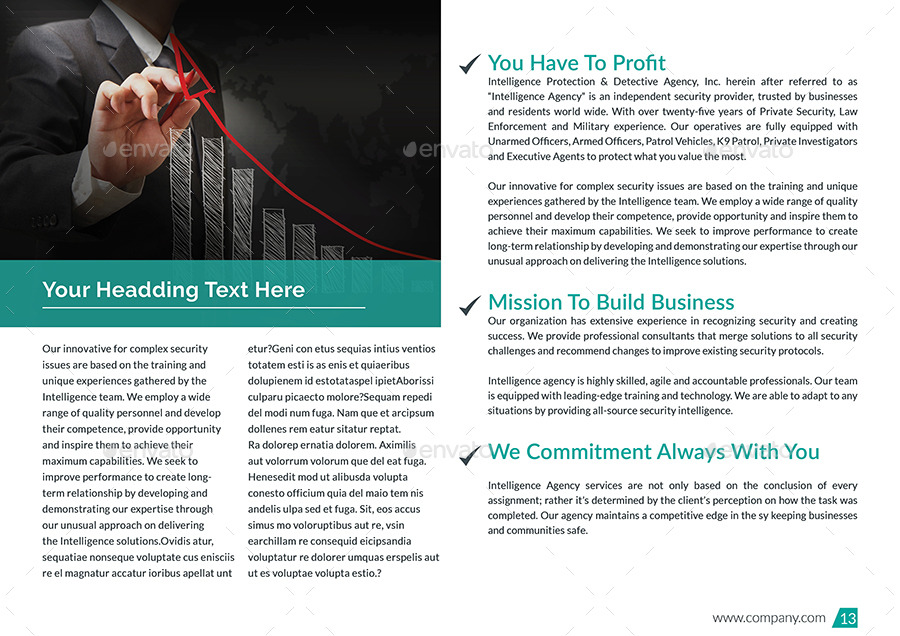 Investment Plan Business Brochure, Print Templates | GraphicRiver