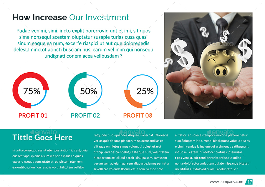 Investment Plan Business Brochure, Print Templates | GraphicRiver