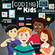 Coding for Kids Poster, Vectors | GraphicRiver