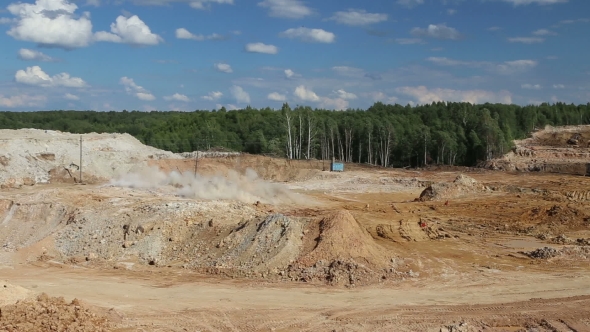 Explosion In The Mine, Stock Footage | VideoHive