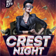Crest Night Flyer Template, Print Templates | GraphicRiver