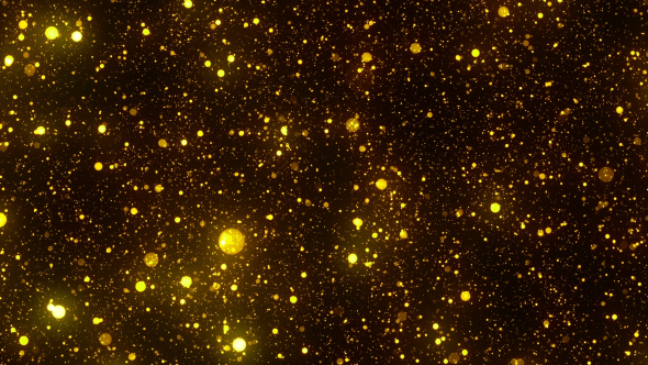 Gold Glow Particles, Motion Graphics | VideoHive