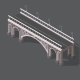 Isometric Drawing of a Stone Bridge, Vectors | GraphicRiver
