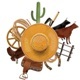 Vector Cowboy Ranch Concept with Straw Hat, Vectors | GraphicRiver