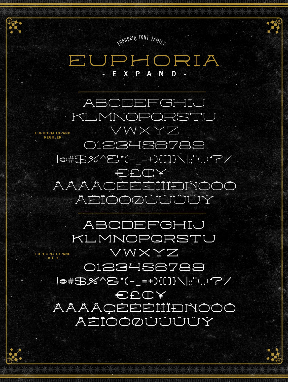 Euphoria Font Family, Fonts | GraphicRiver