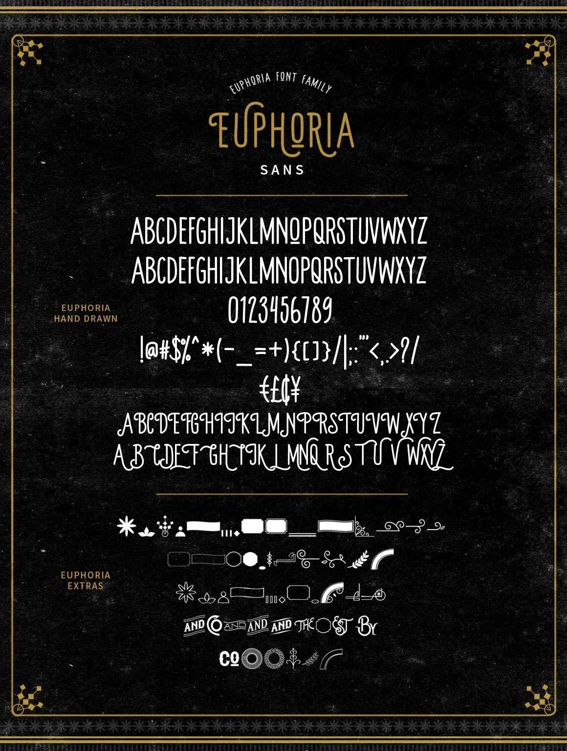 Euphoria Font Family, Fonts | GraphicRiver