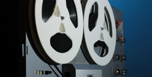 Playback And Rewind Reel To Reel Tape 8, Stock Footage | VideoHive