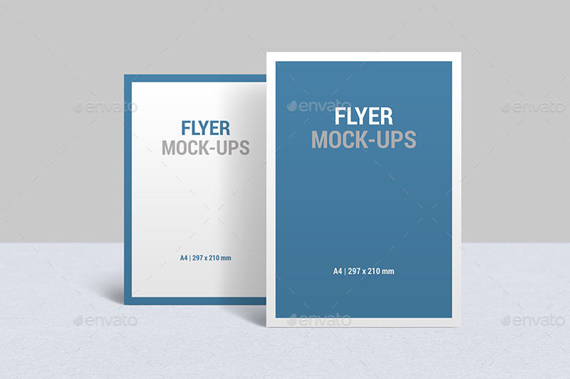 10 A4 Flyer Mock-Ups, Graphics | GraphicRiver