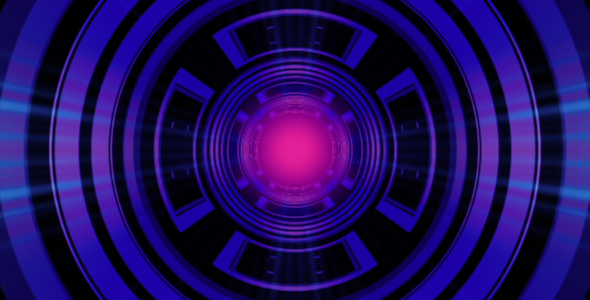 Abstract Light Rays Circle, Motion Graphics | VideoHive