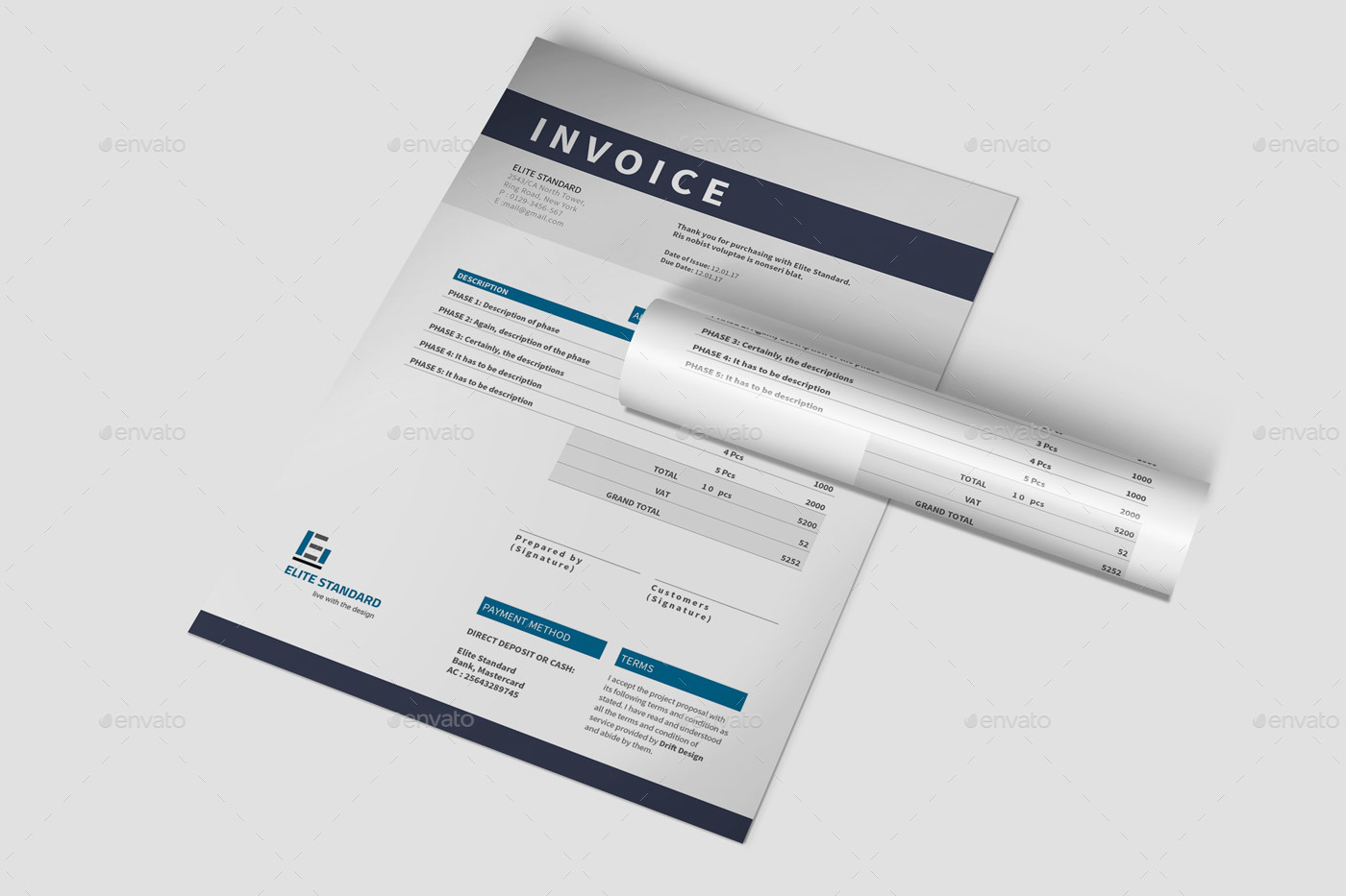 Invoice, Print Templates | GraphicRiver