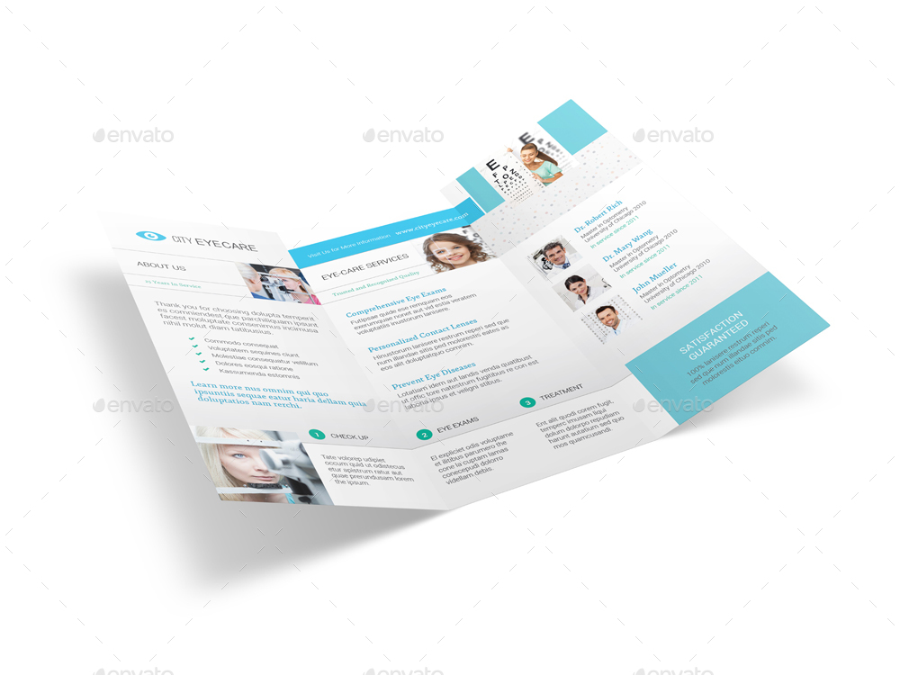 Optometry Trifold Brochure, Print Templates | GraphicRiver