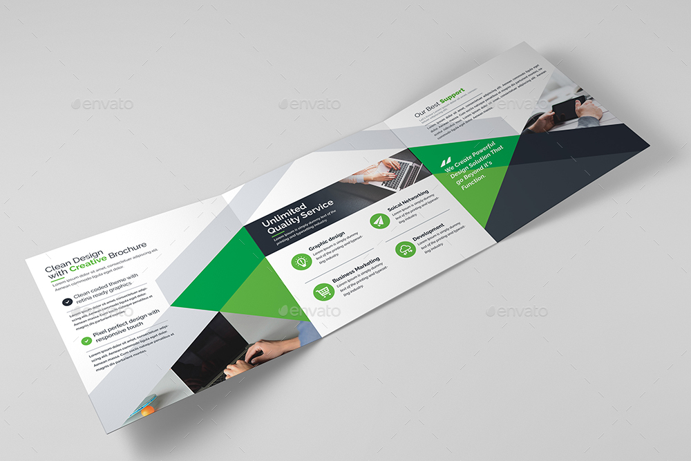 Creative Square Tri-Fold, Print Templates | GraphicRiver