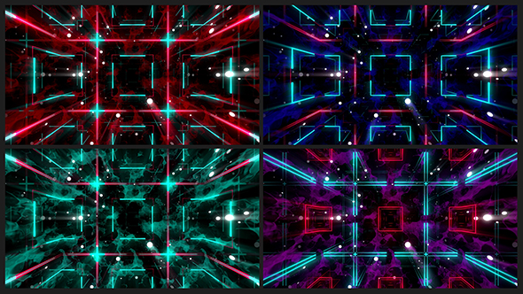 Neon Cubes VJ Pack I, Motion Graphics | VideoHive