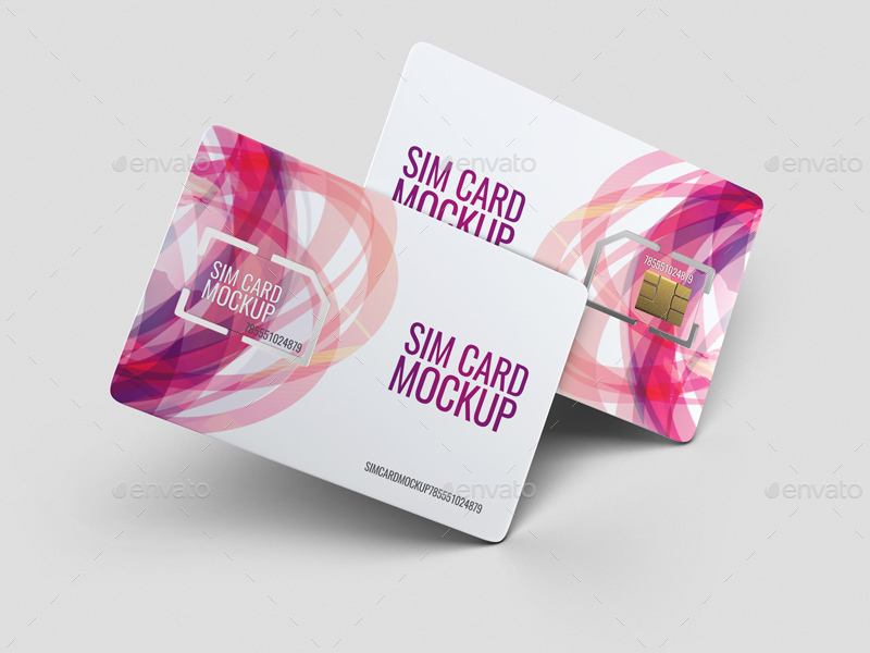 Sim Card Mock-Up, Graphics | GraphicRiver
