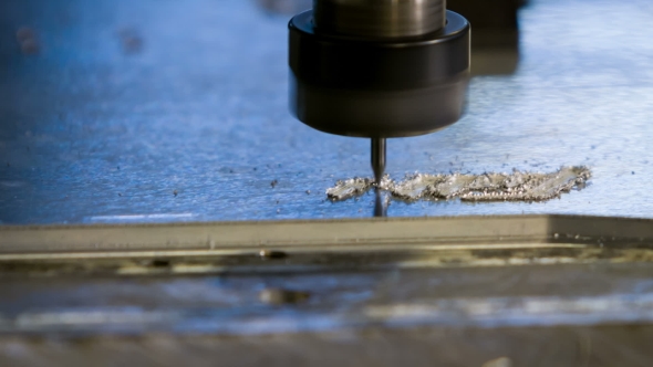 CNC Aluminium Engraving, Stock Footage | VideoHive