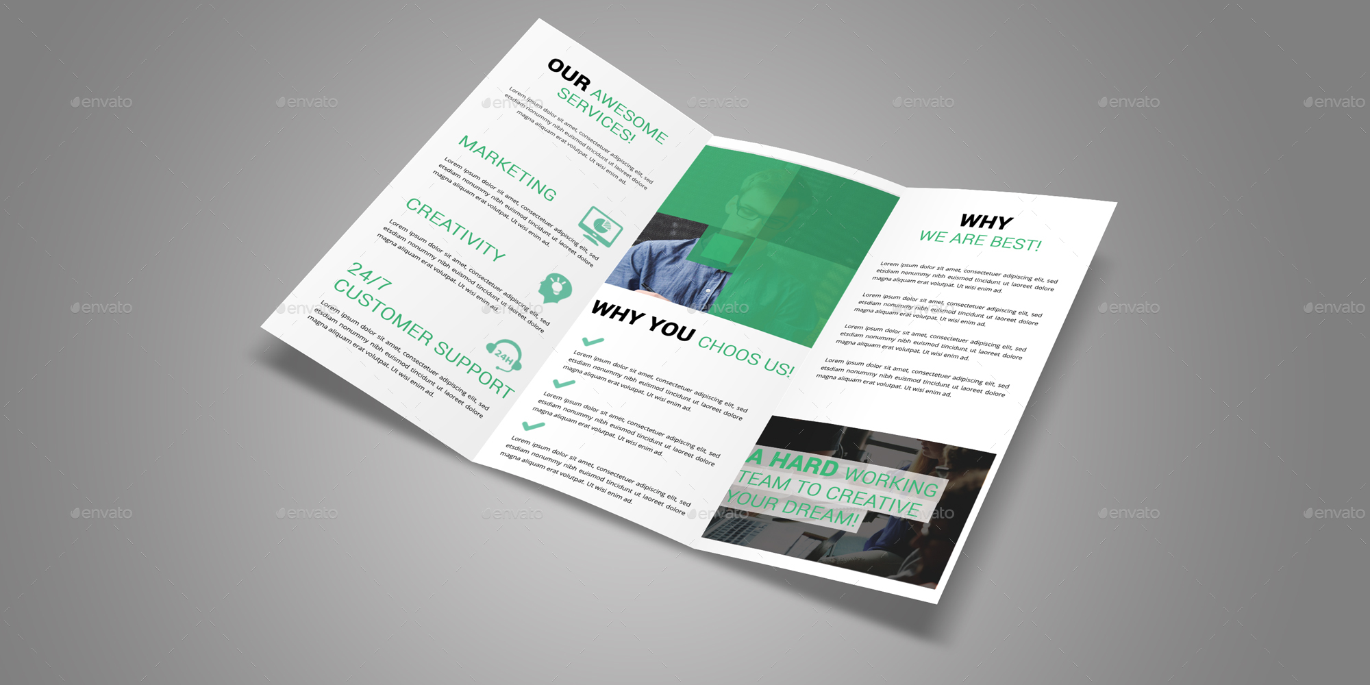 Tri-Fold Brochure , Print Templates | GraphicRiver