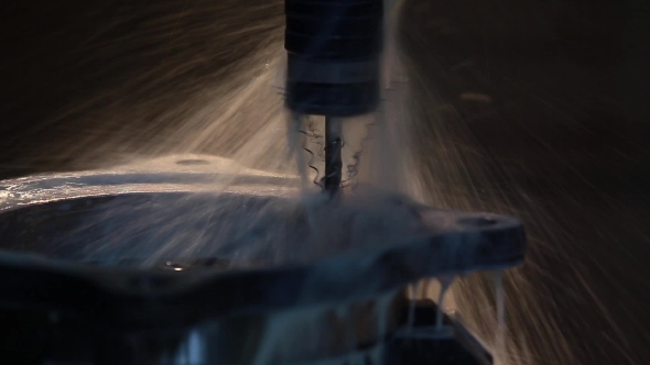 CNC Tapping Process, Stock Footage | VideoHive