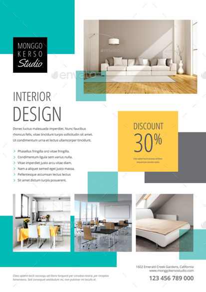 Interior Design, Print Templates | GraphicRiver