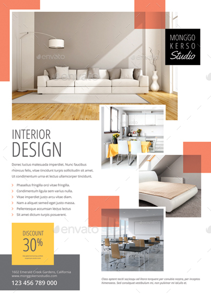 Interior Design, Print Templates | GraphicRiver