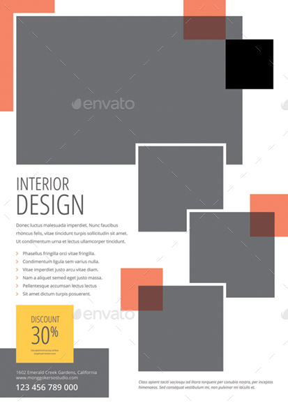 Interior Design, Print Templates | GraphicRiver