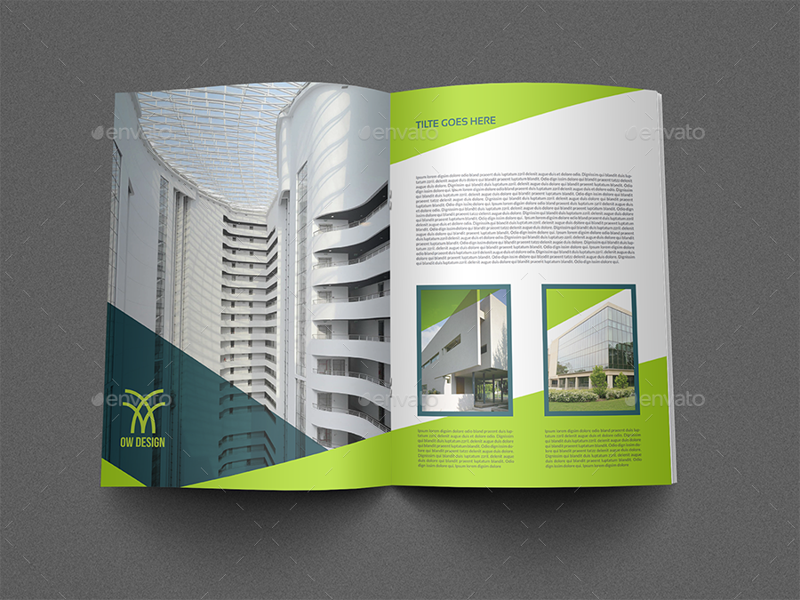 Architectural Design Brochure Bundle Template, Print Templates ...