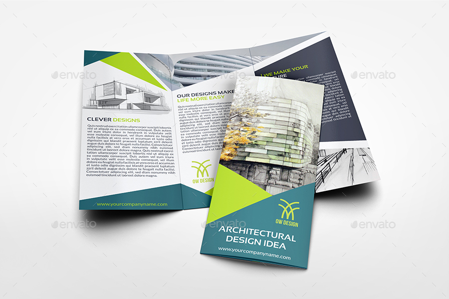 Architectural Design Brochure Bundle Template, Print Templates ...