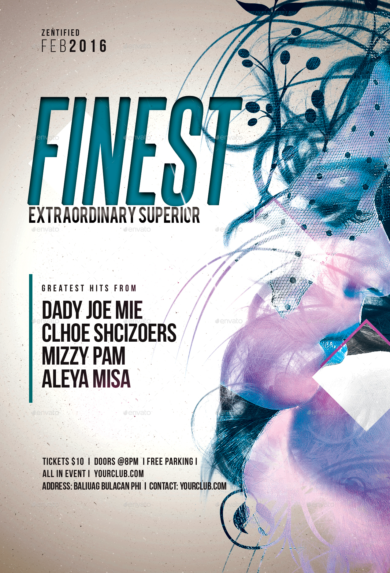 Finest Event Flyer, Print Templates | GraphicRiver