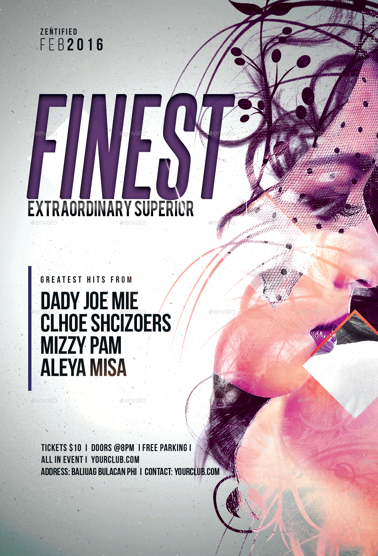 Finest Event Flyer, Print Templates | GraphicRiver