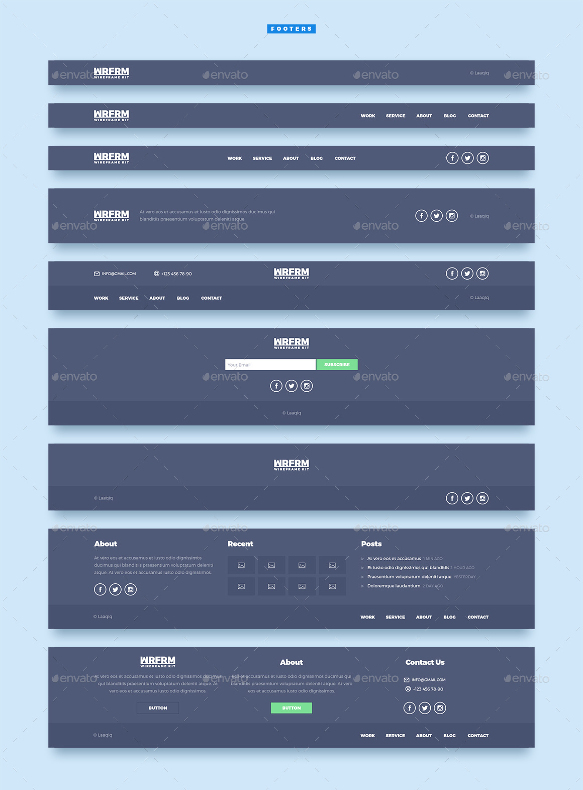 WRFRM – Wireframe Kit, Web Elements | GraphicRiver