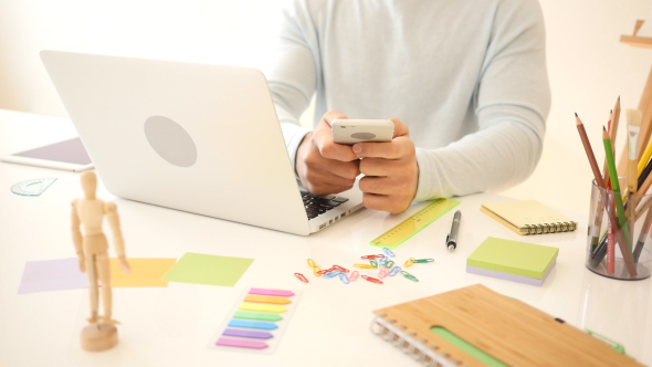 Text Messaging for Work in Studio, Stock Footage | VideoHive